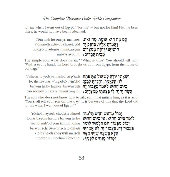 The Passover Seder Table Companion - Jewish Learning Group